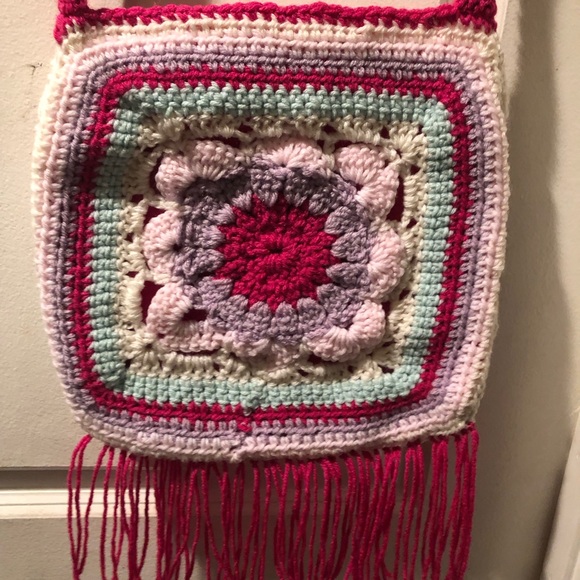 Handmade bySusie | Bags | Granny Square Purse Fully Lined Ready To Ship ...